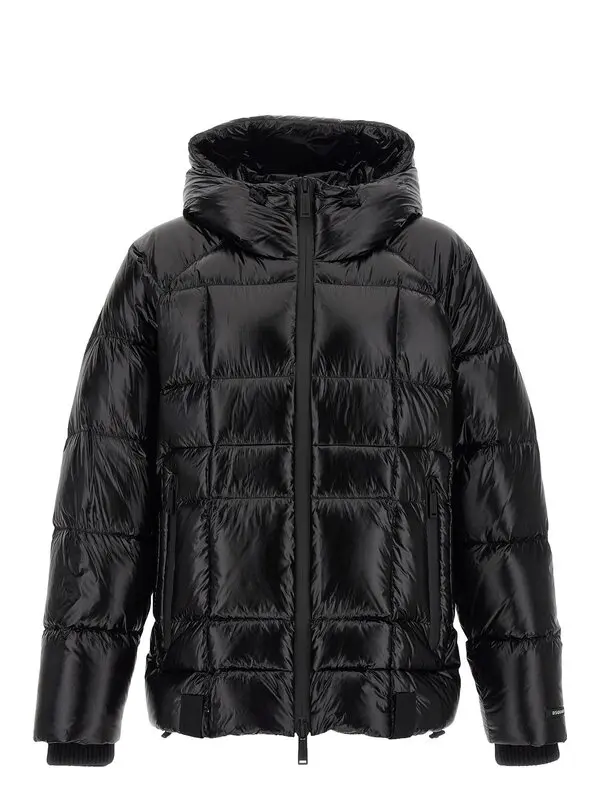 Dsquared2 Padded Down Jacket With Hood - Black