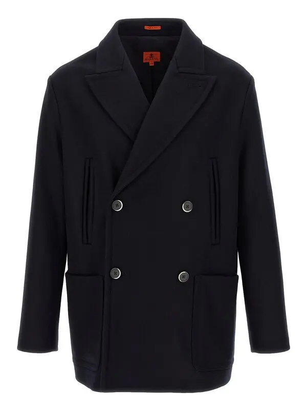 Barena Venezia Dosio Double-breasted Wool Coat - Blue