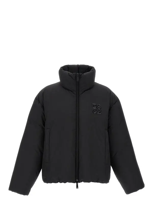 Dsquared2 Ball Nylon Puffer Down Jacket - Black