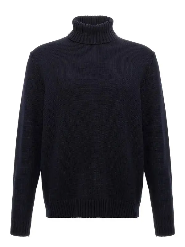 ZANONE Virgin Wool Sweater - Blue