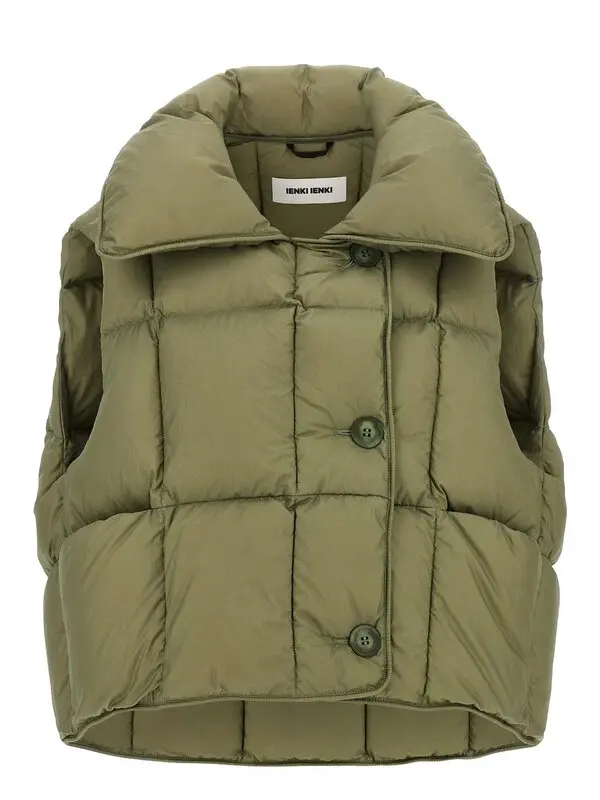 IENKI IENKI Quilted Down Vest - Green