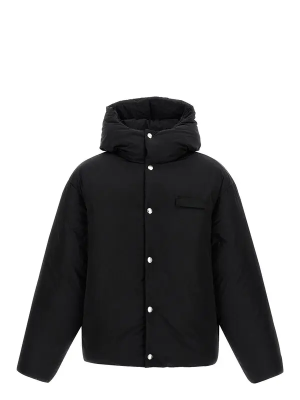Jacquemus La Doudoune Padded Down Jacket With Hood - Black