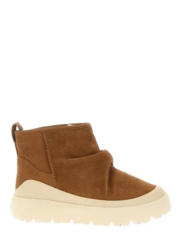 UGG Heritage Utility Mini Ankle Boots - Brown
