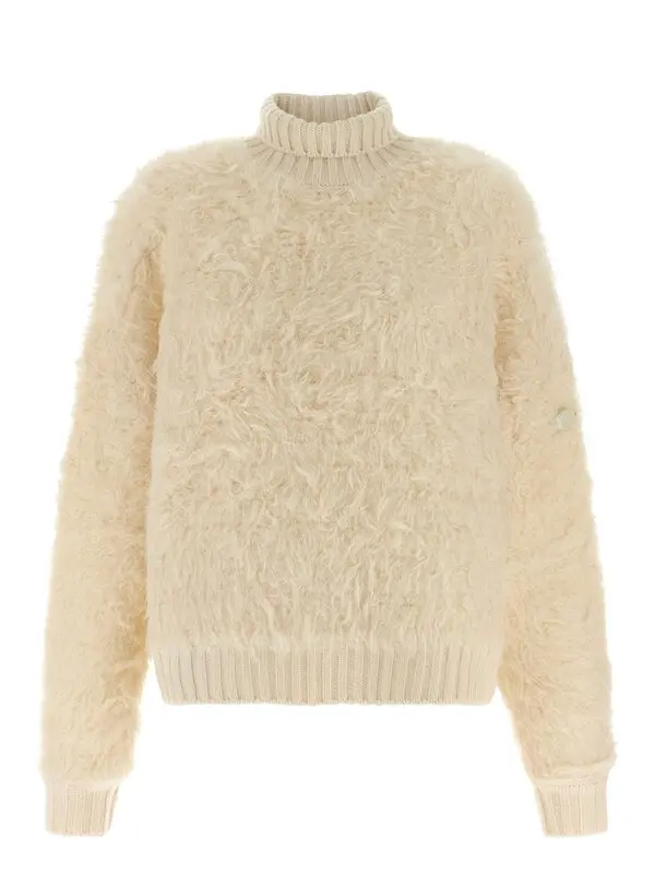 Goldbergh Bolleta Alpaca Blend Turtleneck Sweater - White