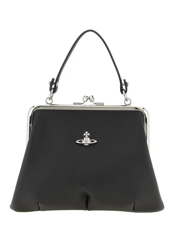VIVIENNE WESTWOOD Granny Frame Handbag - Black