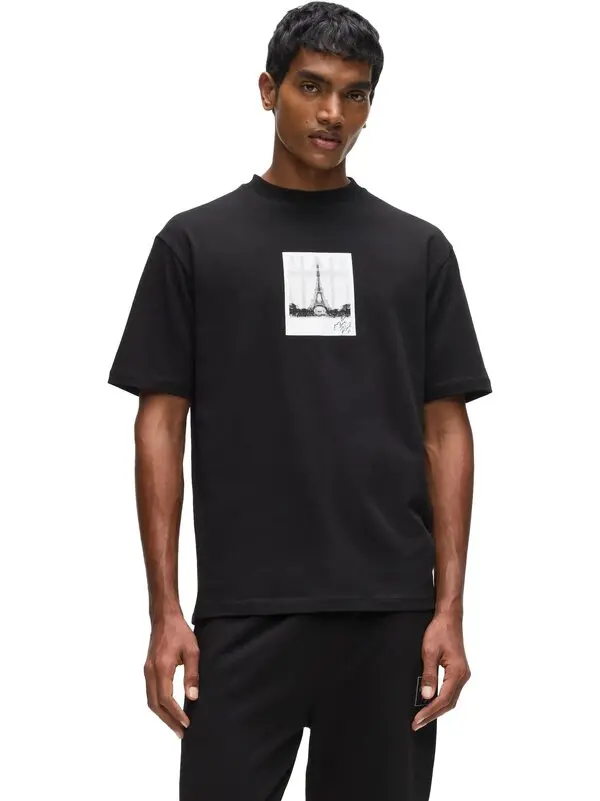 Karl Lagerfeld From Paris With Love T-shirt - Black