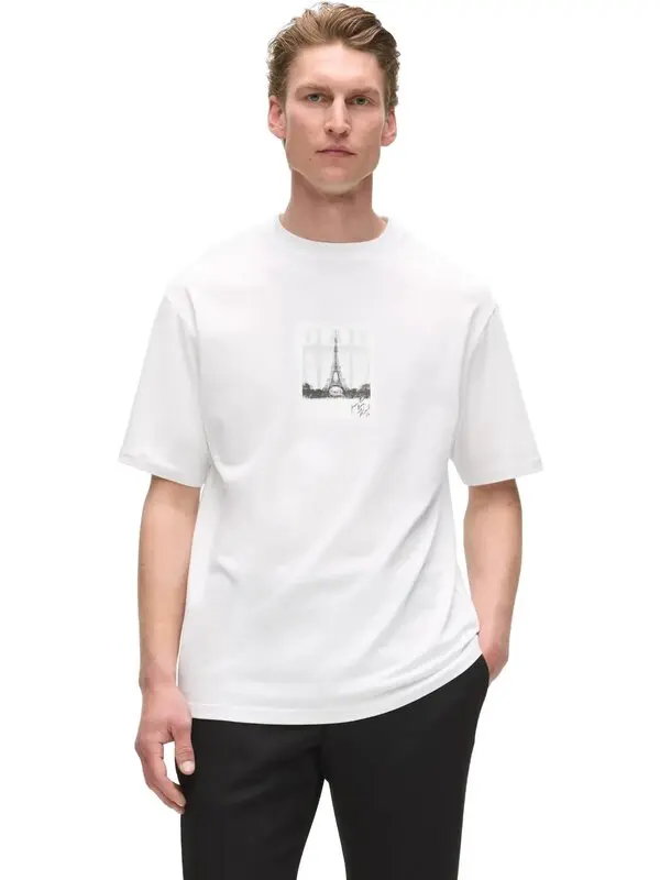 Karl Lagerfeld From Paris With Love T-shirt - White