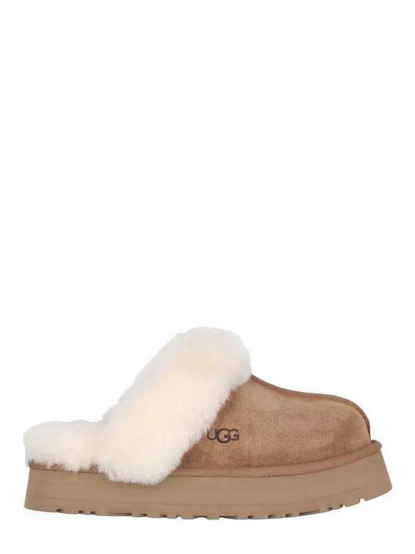 UGG Disquette Platform Mules - Brown