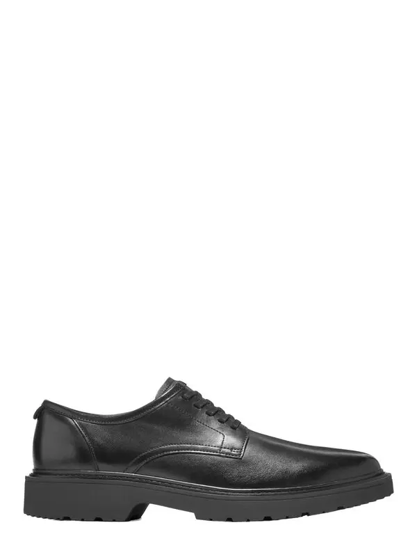 Cole Haan Broome Grand Lug Sole Plain Toe Oxfords - Black