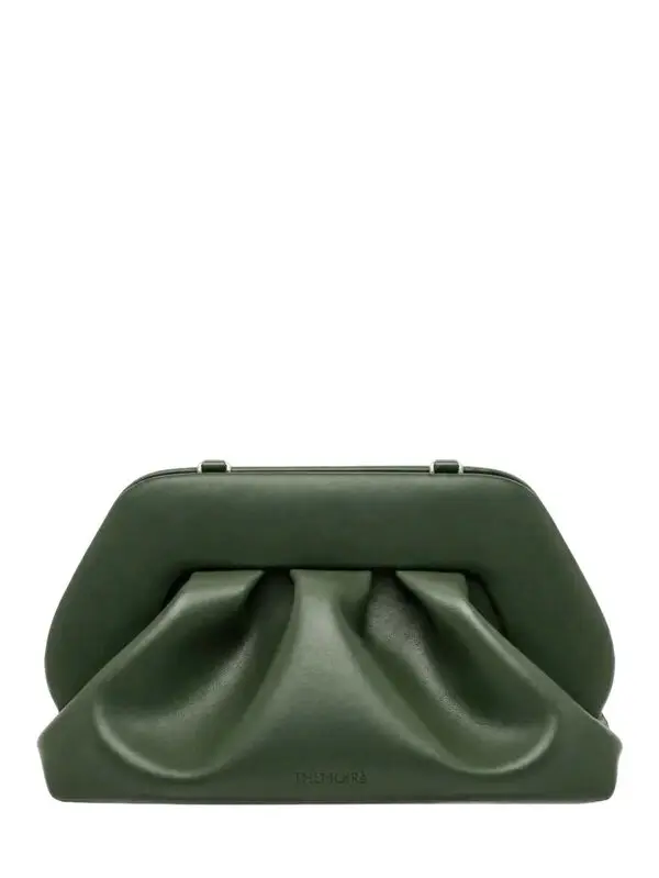 THEMOIRE Bios Ruched Clutch - Green