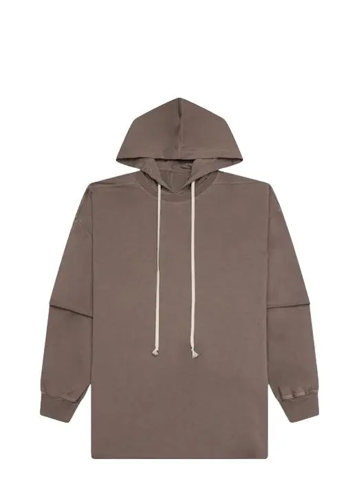 Rick Owens Tommy Hustler Hoodie - Dust