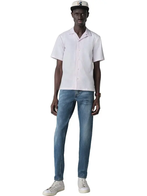 INDOCHINO Queenhill Vintage Pattern And White Camp Shirt - Red