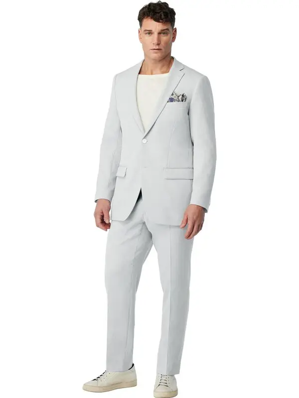 INDOCHINO Mondovi Seersucker Light Blazer - Gray