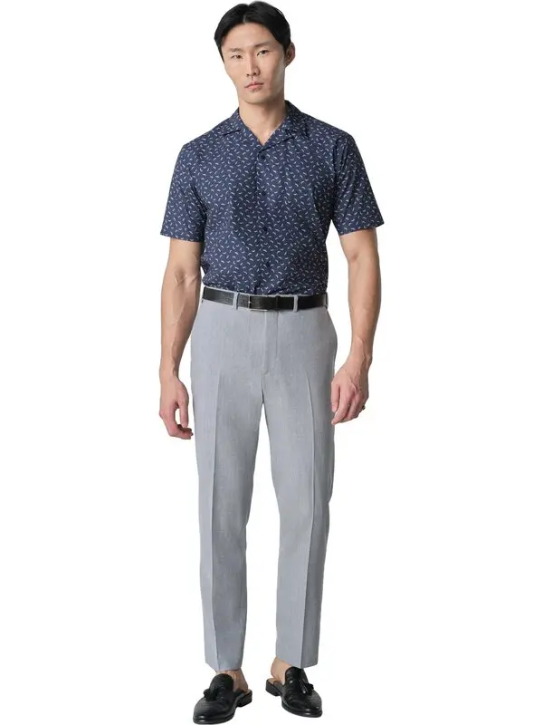 INDOCHINO Quiton Wool Stretch Light Pants - Blue