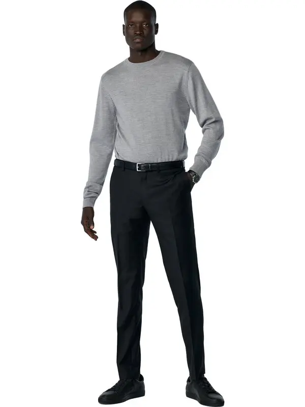 INDOCHINO Rothwell Windowpane Pants - Black