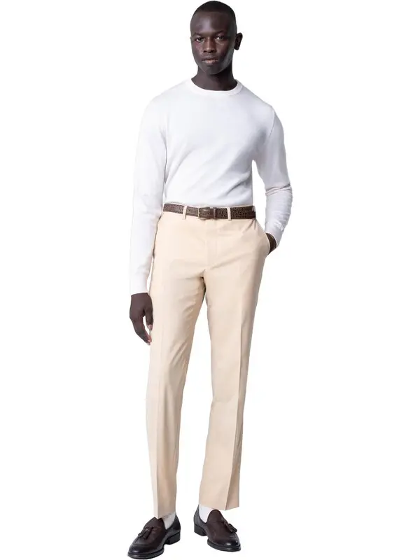 INDOCHINO Howell Wool Stretch Pants - Sand