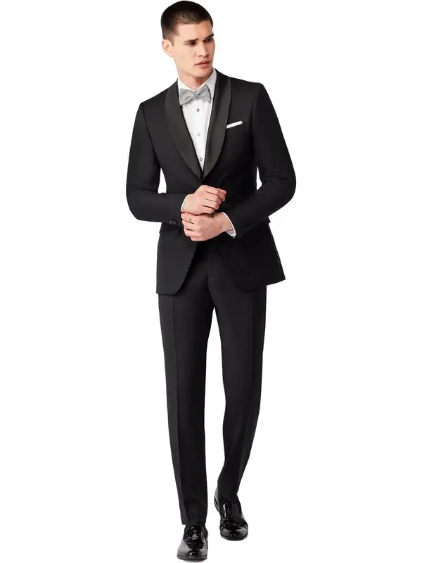 INDOCHINO Highworth Tuxedo Suit - Black