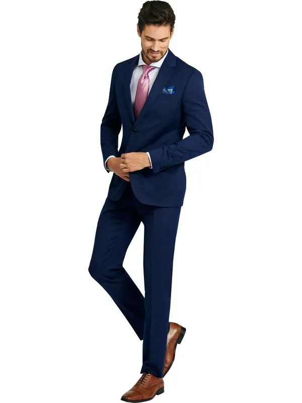 INDOCHINO Hereford Cavalry Twill Blazer - Blue