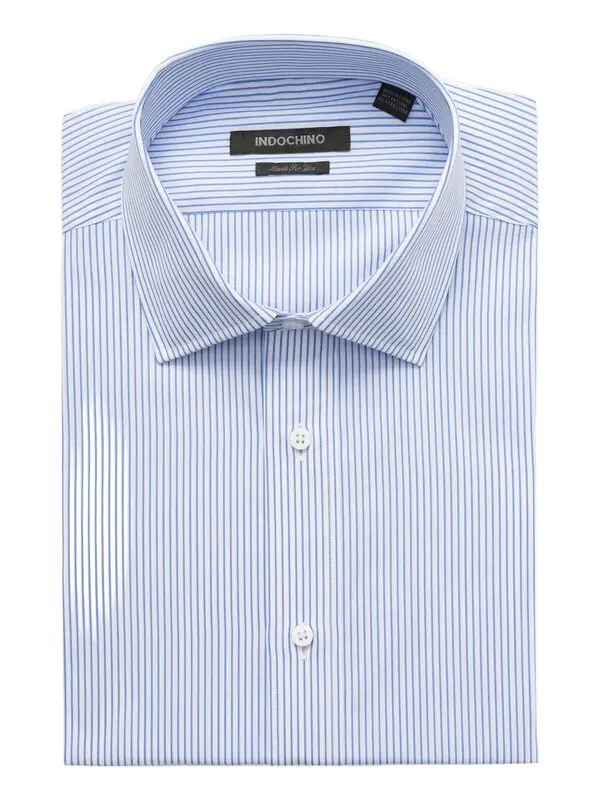 INDOCHINO Harrow Stripe Shirt - Blue