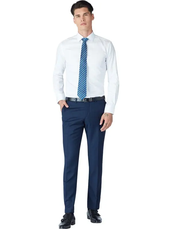INDOCHINO Harrogate Glen Check Midnight Pants - Blue