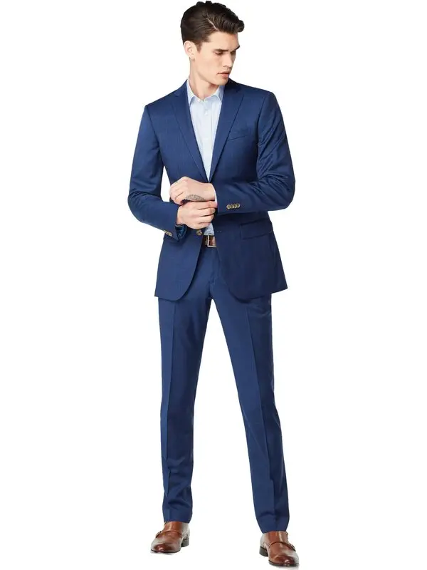 INDOCHINO Hemsworth Prince Of Wales Suit - Navy