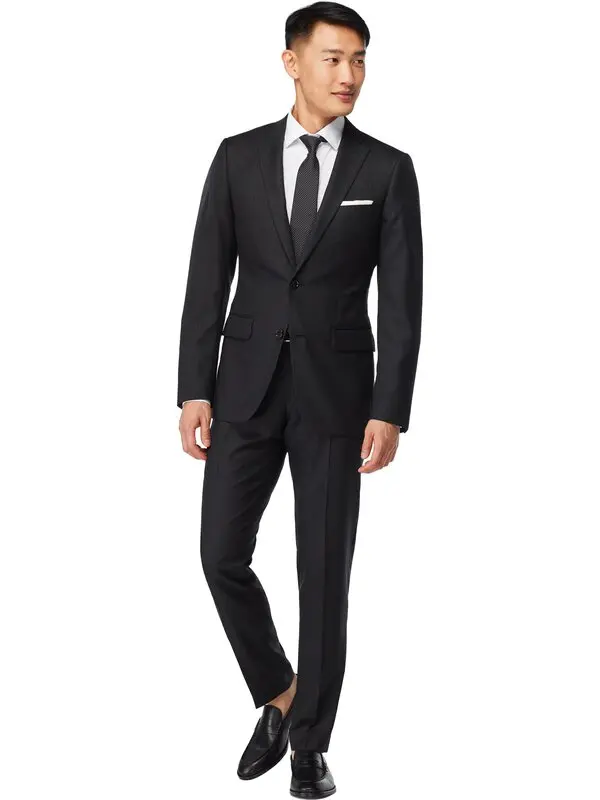 INDOCHINO Highbridge Herringbone Blazer - Black