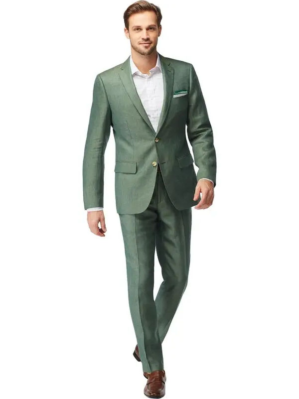 INDOCHINO Sailsbury Linen Suit - Green