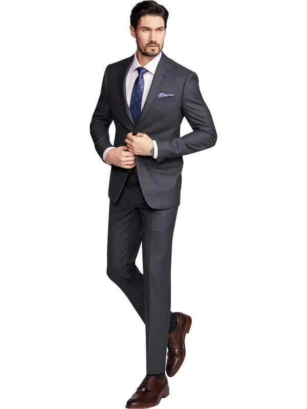 INDOCHINO Harrogate Charcoal Blazer - Gray