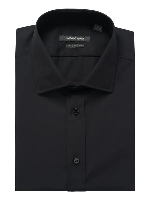 INDOCHINO Helston Anti-wrinkle Shirt - Black