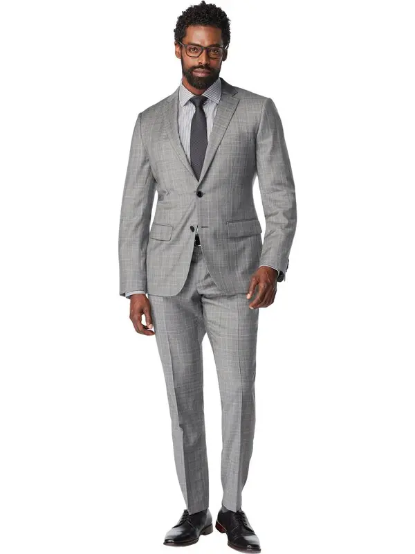 INDOCHINO Harrogate Glen Check Blazer - Gray