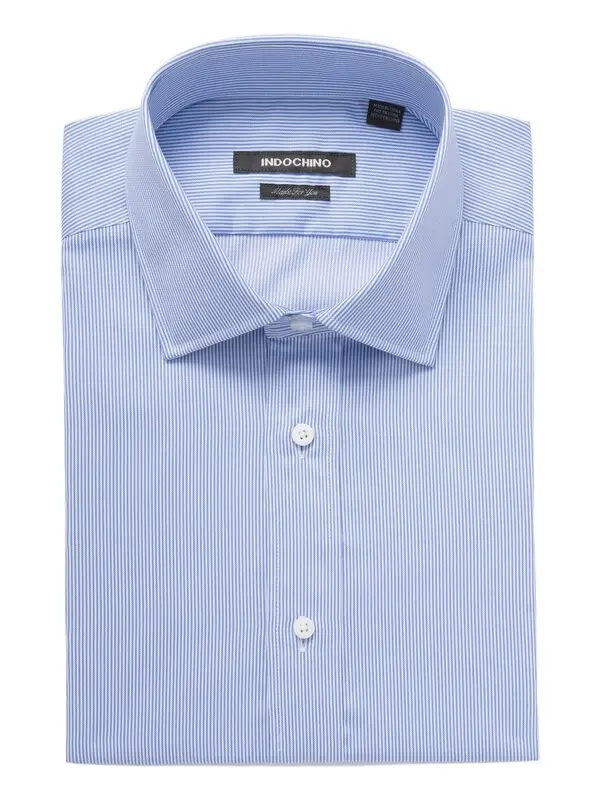 INDOCHINO Hyde Stripe Dark Shirt - Navy