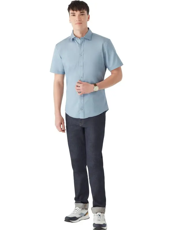 INDOCHINO Hyde Stone Casual Shirt - Blue