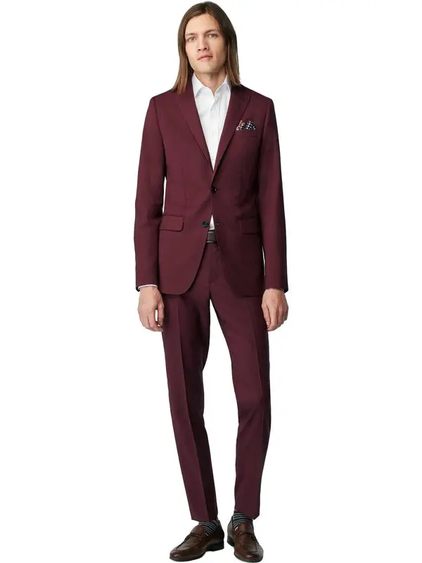 INDOCHINO Milano Suit - Burgundy