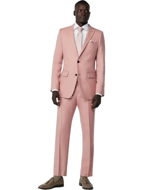 INDOCHINO Monza Flannel Rose Suit - Pink