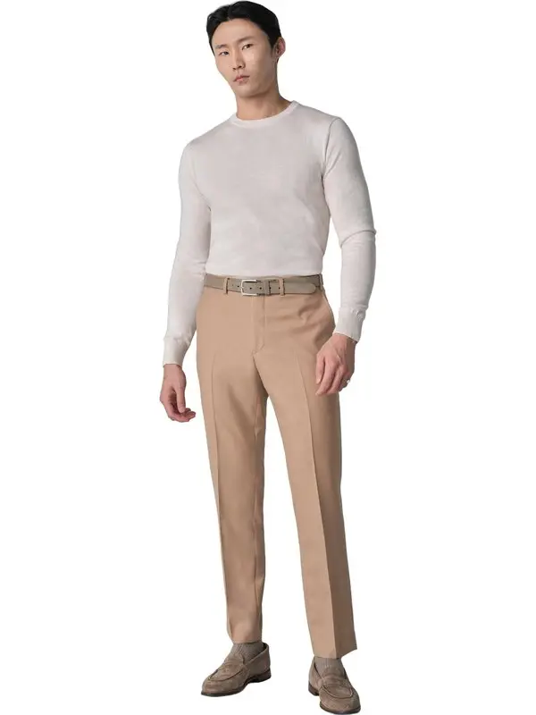 INDOCHINO Harrogate Wool/cashmere Tailored Trousers - Camel