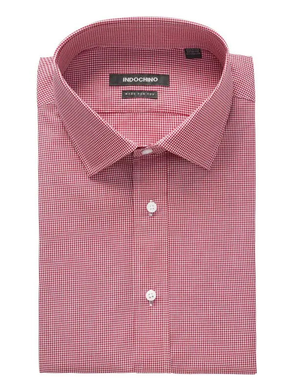 INDOCHINO Hanwell Mini Gingham Shirt - Red