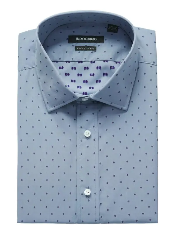 INDOCHINO Hyde Dobby Shirt - Blue