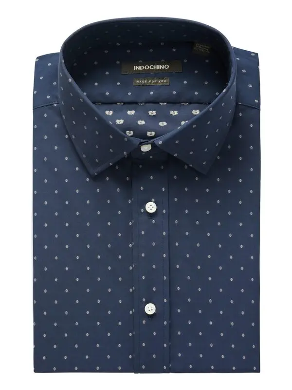 INDOCHINO Hyde Dobby Shirt - Navy