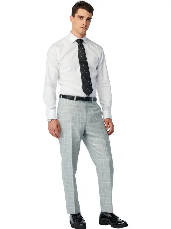 INDOCHINO Outwell Plaid Trousers - Blue