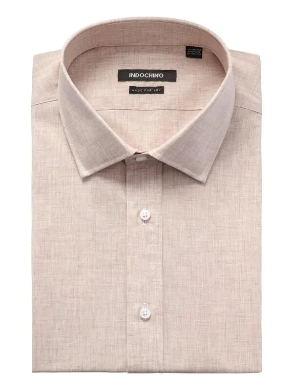 INDOCHINO Ospringe Chambray Shirt - Cream