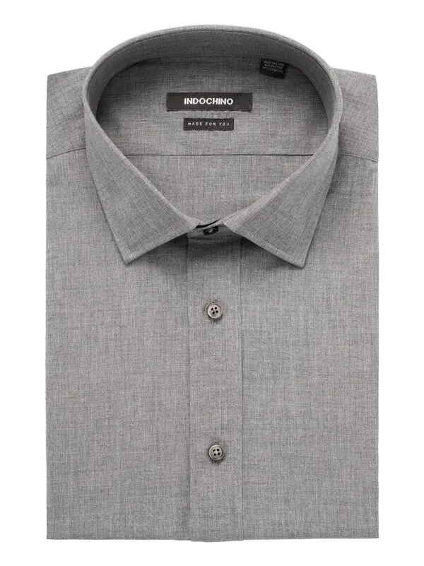 INDOCHINO Ospringe Chambray Shirt - Gray