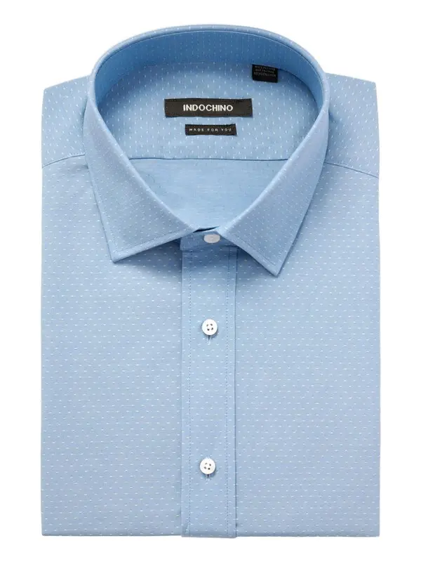INDOCHINO Oxley Dobby Light Shirt - Teal