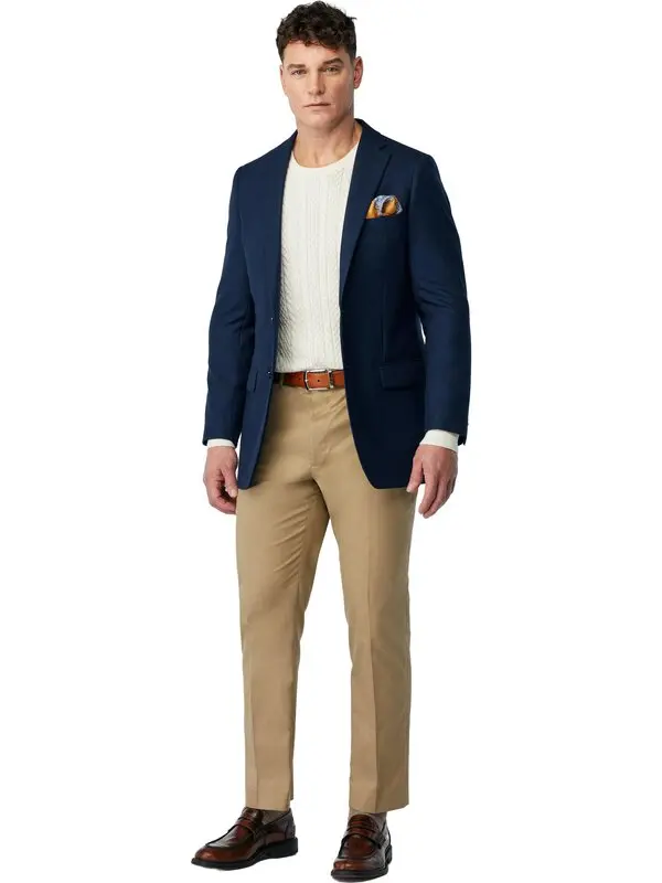 INDOCHINO Hatton Twill Blazer - Navy