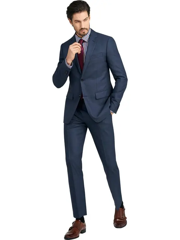 INDOCHINO Hayle Sharkskin Slate Blazer - Blue