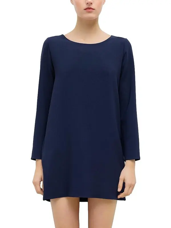 LESET Arielle Long Sleeve Dress - Midnight