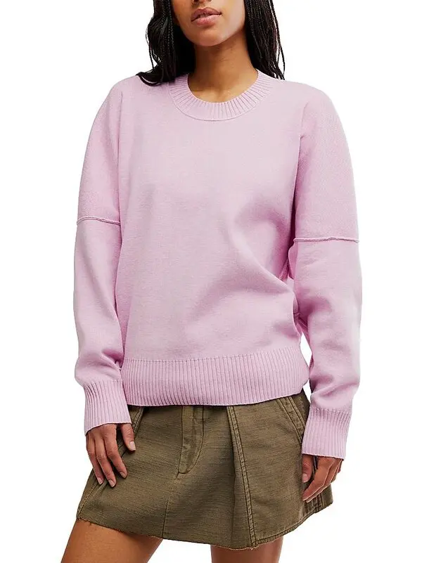 Free People Alma Long Sleeve Sweater - Fragrant