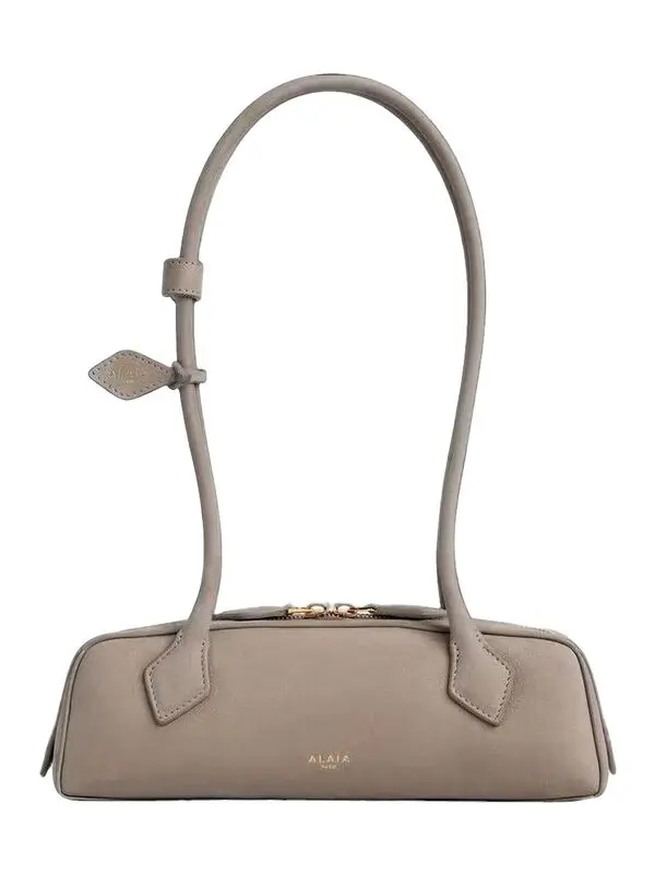 Alaïa Le Teckel Small Leather Shoulder Bag - Beige