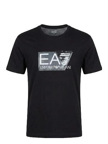 EA7 T-shirt Size Cotton - Black