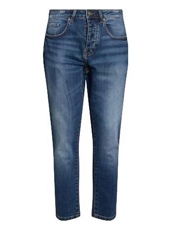 HAMAKI-HO Tapered Fit Cropped Jeans - Blue