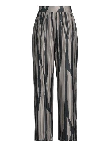 LANVIN Pleated Satin Pajama Pants - Khaki